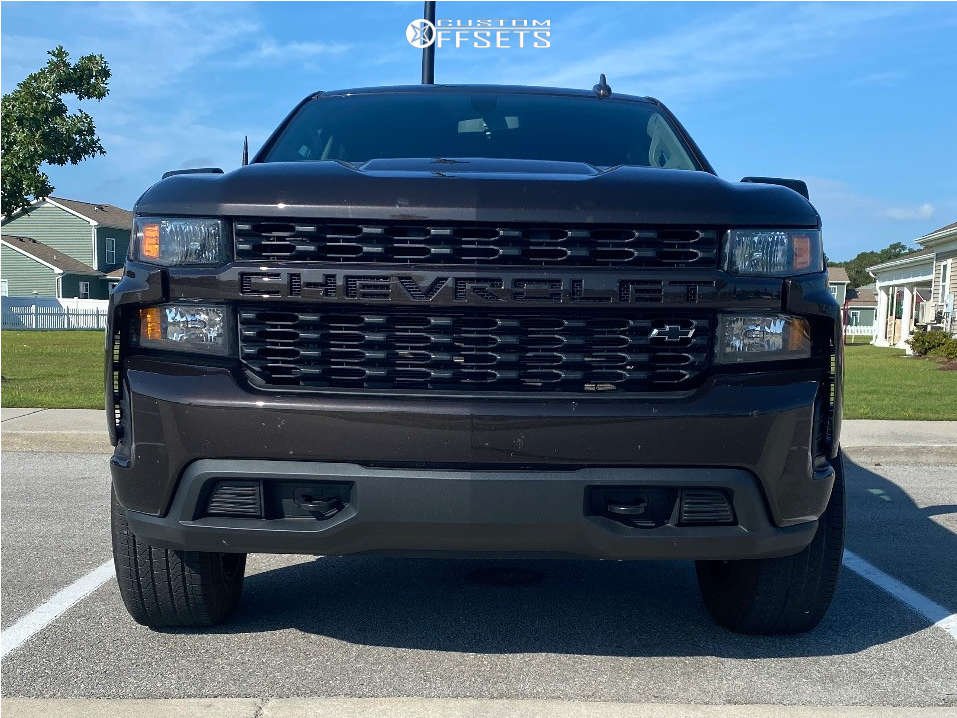 2020 Chevrolet Silverado 1500 with 20x10 -25 Vision Rocker and 275 ...