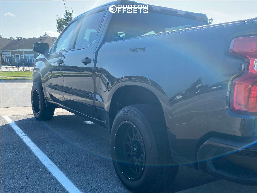 2020 Chevrolet Silverado 1500 with 20x10 -25 Vision Rocker and 275 ...