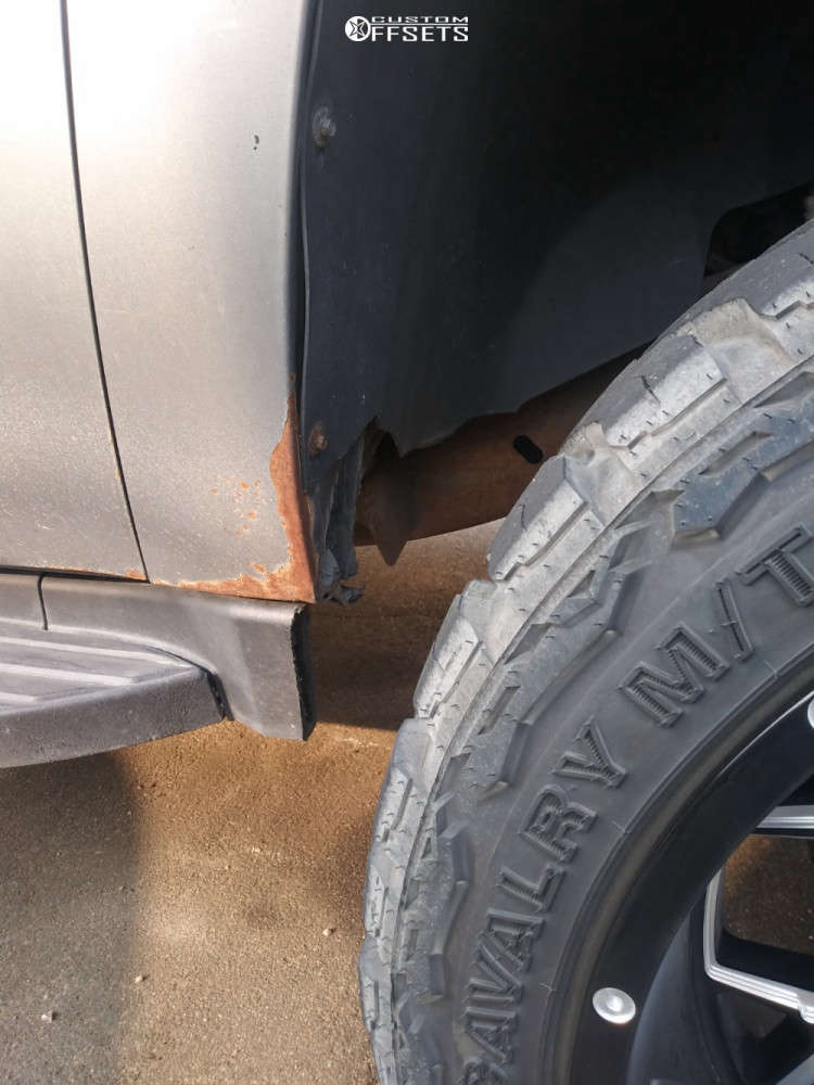 2009 Chevrolet Suburban 1500 with 22x12 -51 Xtreme Force Xf-8 and 33/12 ...