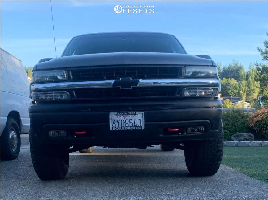 2002 Chevrolet Silverado 1500 with 16x10 -25 American Racing Ar172 and ...
