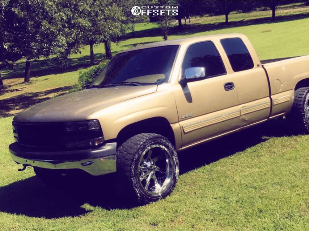1999 Chevrolet Silverado 1500 with 20x12 -44 Cali Offroad Twisted and ...