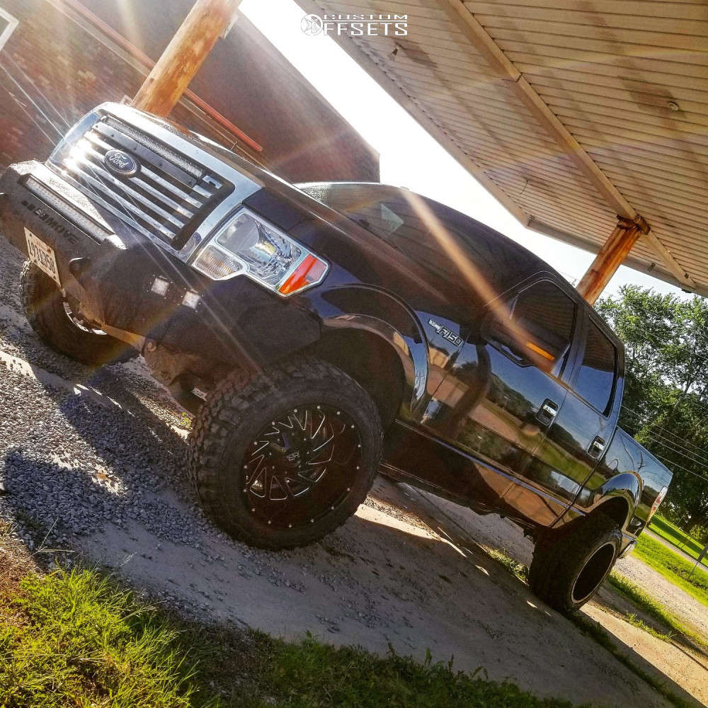 2012 Ford F-150 with 20x12 -44 Hardrock Crusher and 33/12.5R20 Federal ...