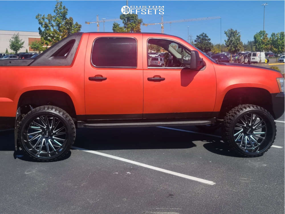 2007 Chevrolet Avalanche with 26x14 -77 Tuff T2a and 35/13.5R26 RBP ...