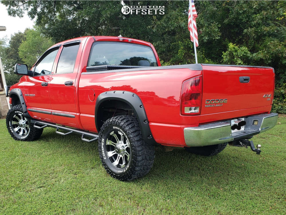 2004 Dodge Ram 2500 with 18x9 20 Raceline Raptor and 325/65R18 Cooper ...
