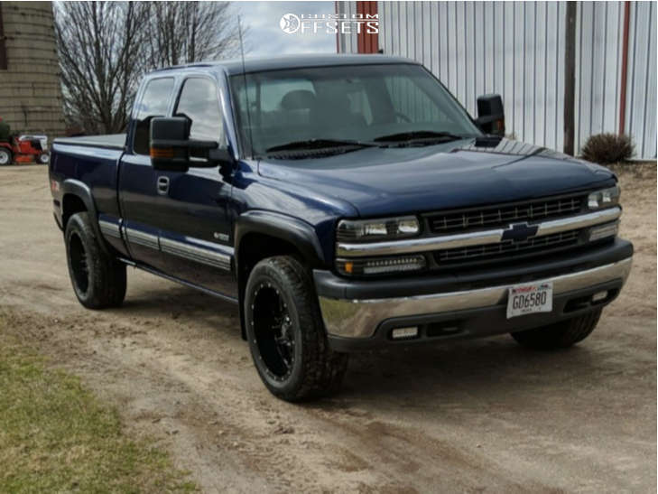 2000 Chevrolet Silverado 1500 with 20x10 -24 XD Grenade and 31/10.5R20 ...