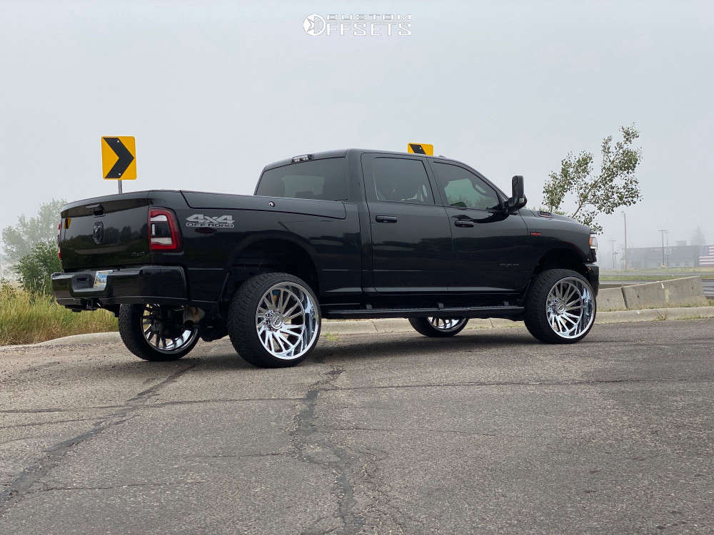 2019 Ram 2500 with 24x14 -76 Tuff T2a and 305/50R24 Atturo Az800 and ...