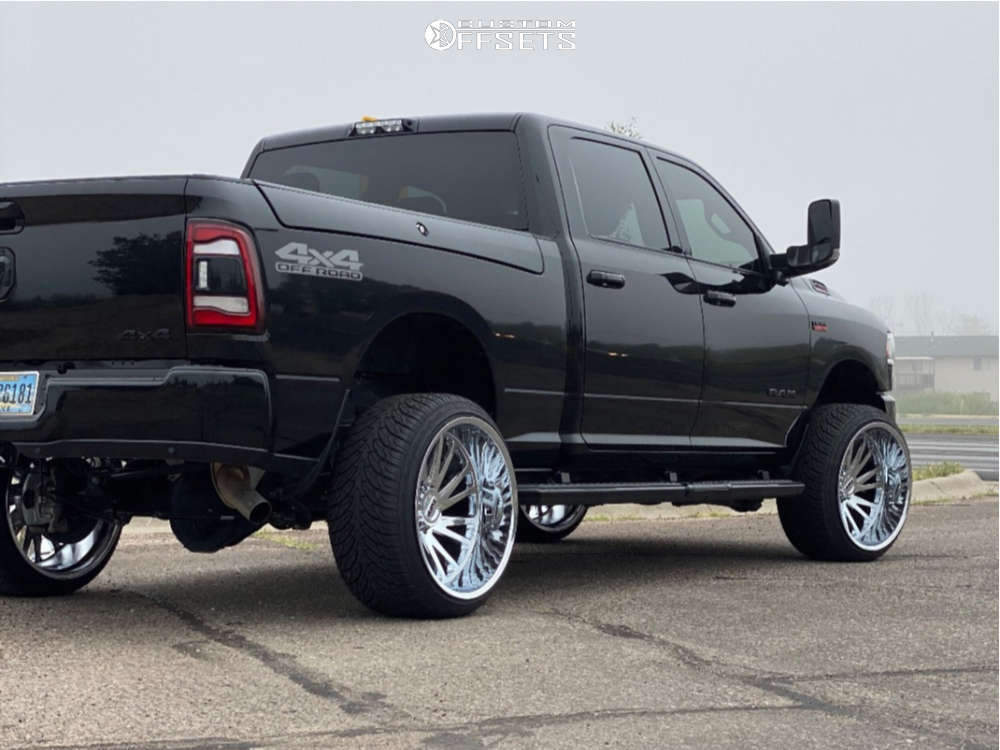 2019 Ram 2500 with 24x14 -76 Tuff T2a and 305/50R24 Atturo Az800 and ...