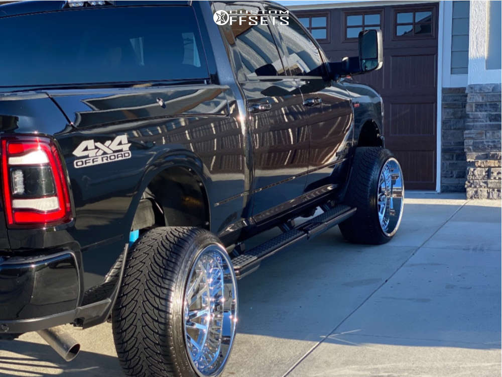 2019 Ram 2500 with 24x14 -76 Tuff T2a and 305/50R24 Atturo Az800 and ...