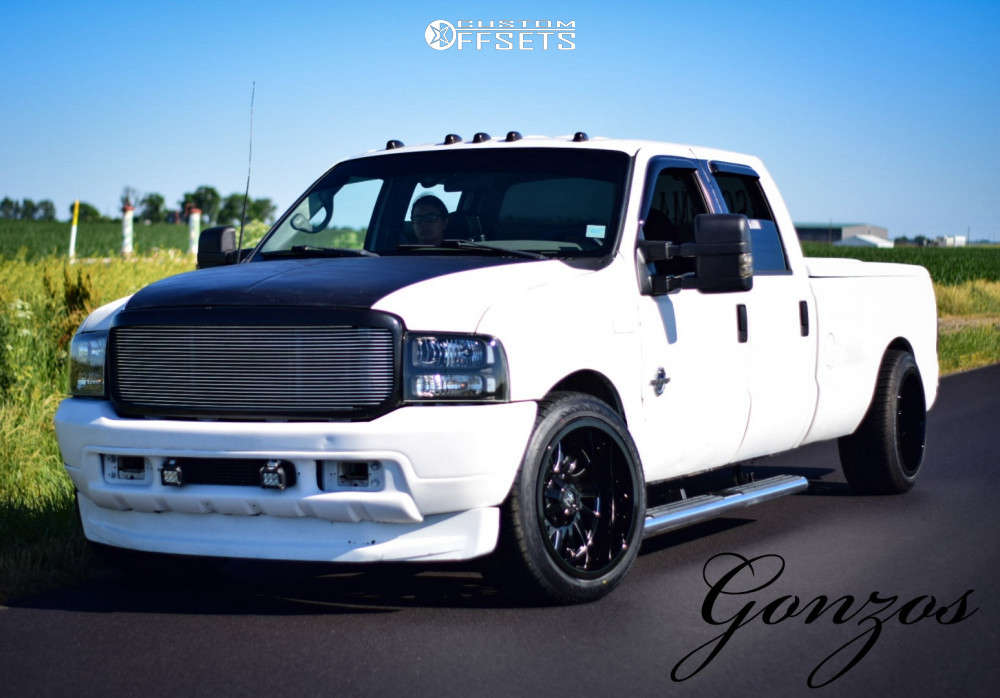 2001 Ford F-250 Super Duty with 22x12 -44 RBP 75r and 305/40R22 Atturo ...