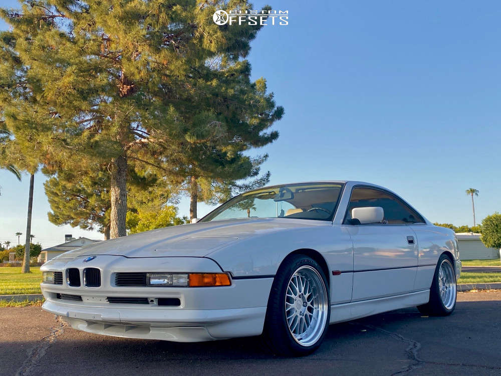 1996 BMW 840Ci with 18x9.5 22 ESR Sr05 and 265/35R18 Pirelli P-zero and ...
