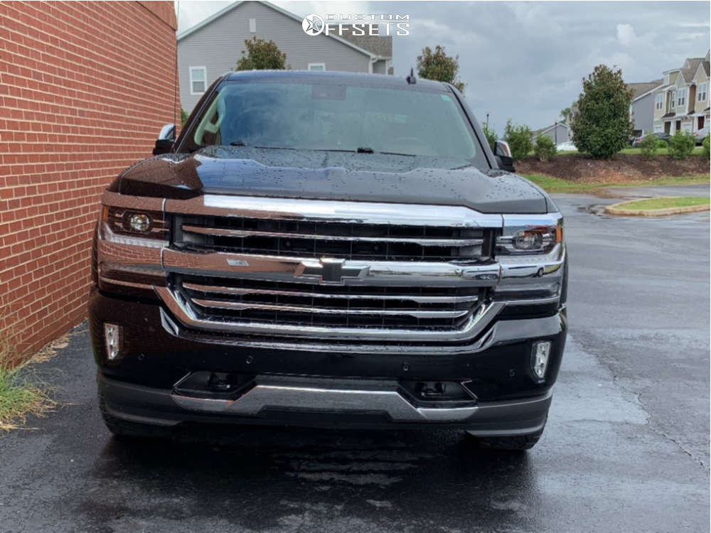 2016 Chevrolet Silverado 1500 with 20x9 1 Fuel Rebel and 285/55R20 ...