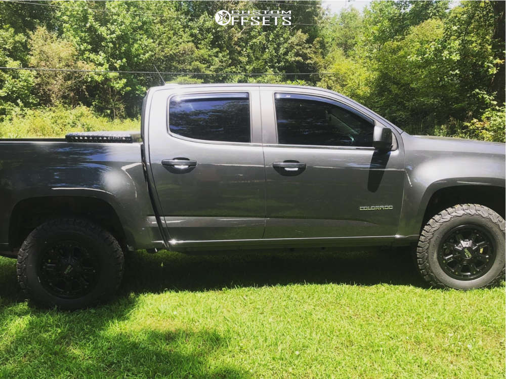 2016 Chevrolet Colorado with 18x9 0 Moto Metal Mo984 and 285/65R18 ...