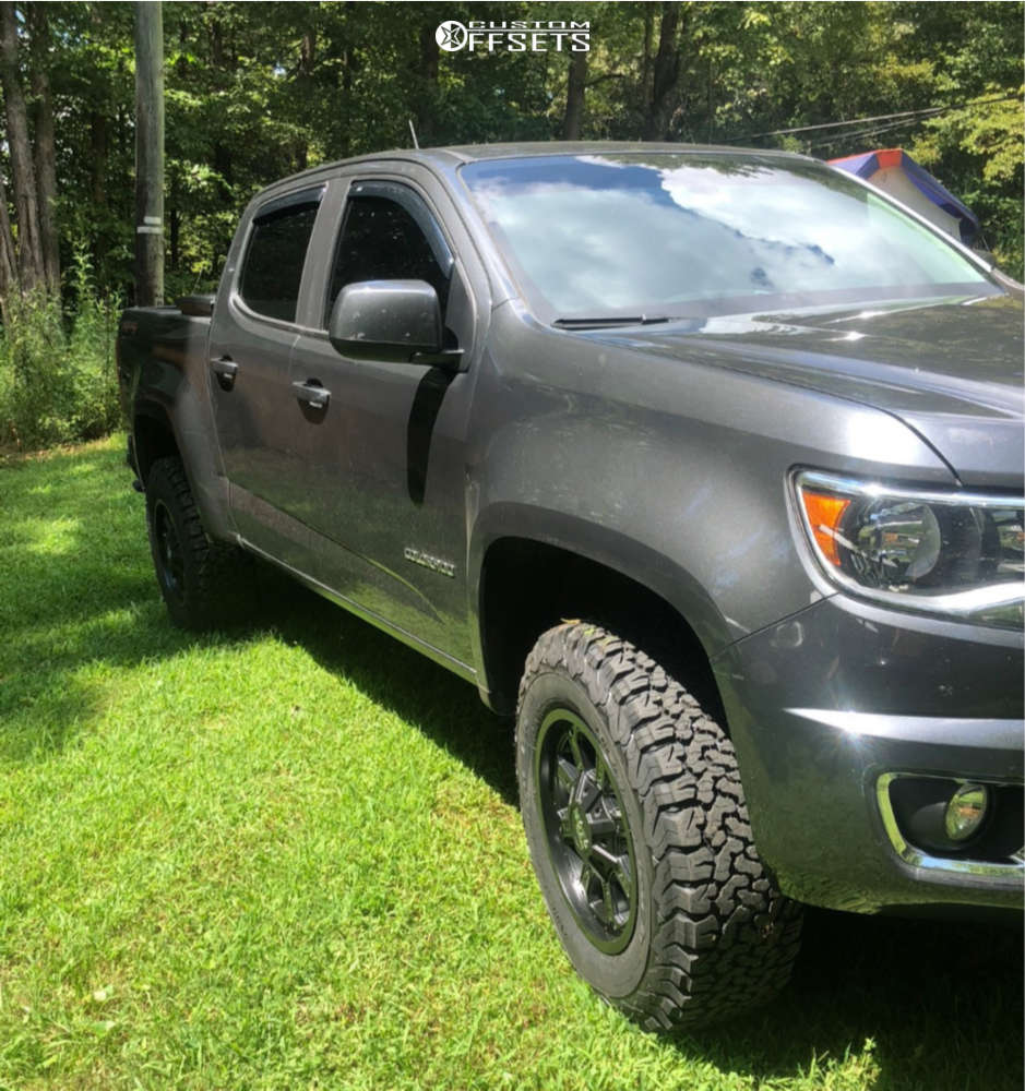 2016 Chevrolet Colorado with 18x9 0 Moto Metal Mo984 and 285/65R18 ...