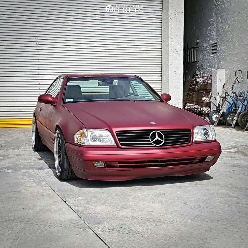 2000 Mercedes-Benz SL500 with 19x9.5 15 Aodhan DS06 and 235/35R19 ...