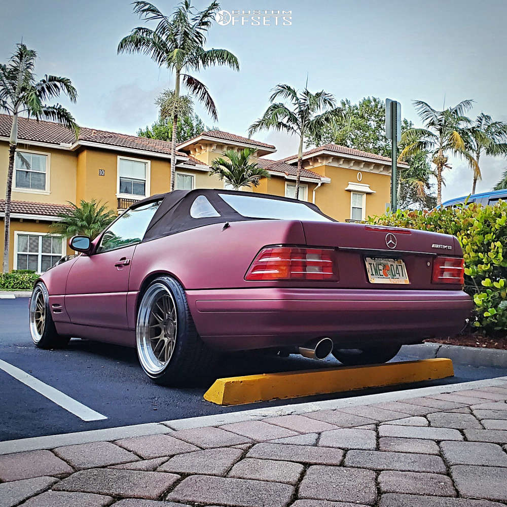 2000 Mercedes-Benz SL500 with 19x9.5 15 Aodhan DS06 and 235/35R19 ...