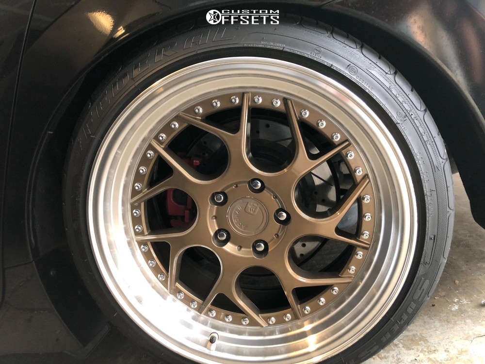 2016 Nissan Maxima with 18x9.5 22 Aodhan Ds01 and 245/40R18 Federal ...