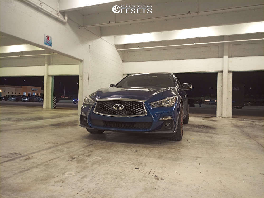 2019 INFINITI Q50 with 19x8.5 35 XXR 559 and 245/45R19 Sumitomo Htr ...