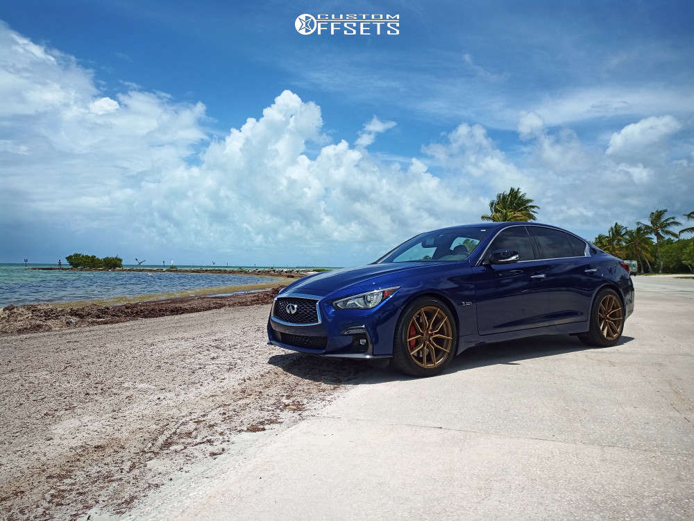 2019 INFINITI Q50 with 19x8.5 35 XXR 559 and 245/45R19 Sumitomo Htr ...
