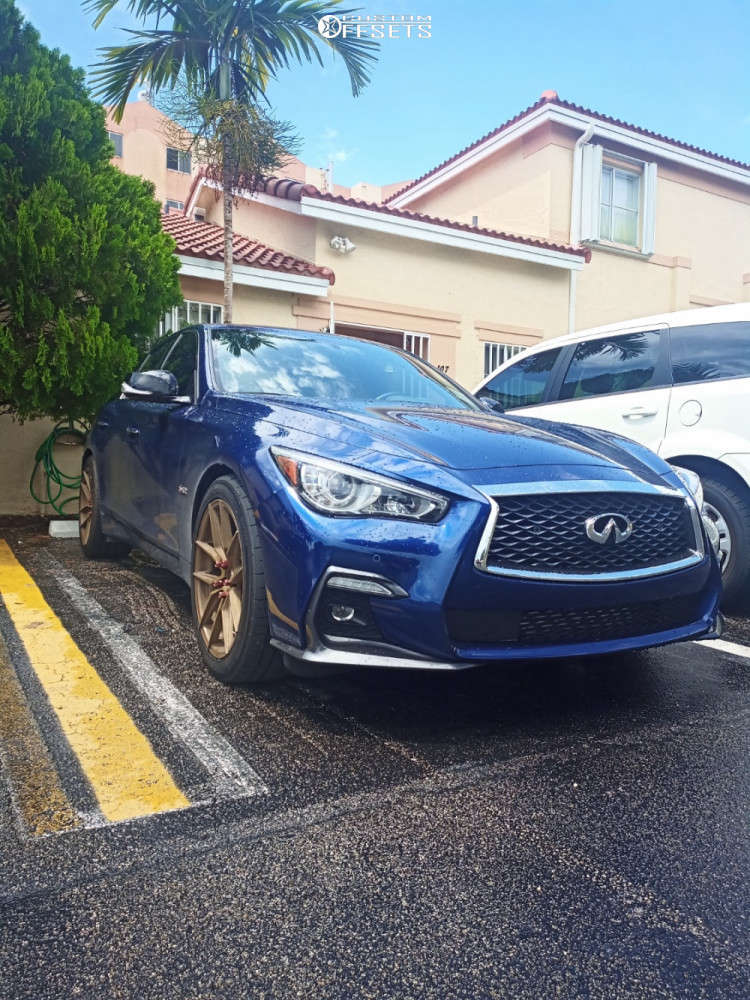 2019 INFINITI Q50 with 19x8.5 35 XXR 559 and 245/45R19 Sumitomo Htr ...