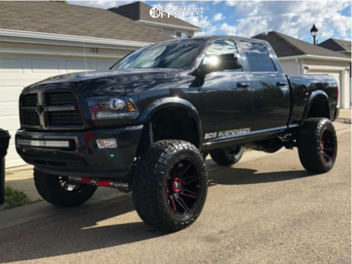 2017 Ram 3500 with 22x12 -44 Xtreme Force XF-218 and 38/13.5R22 Nitto ...