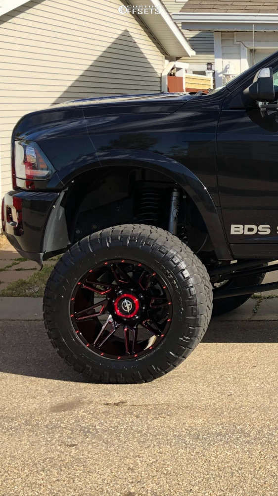 2017 Ram 3500 with 22x12 -44 Xtreme Force XF-218 and 38/13.5R22 Nitto ...