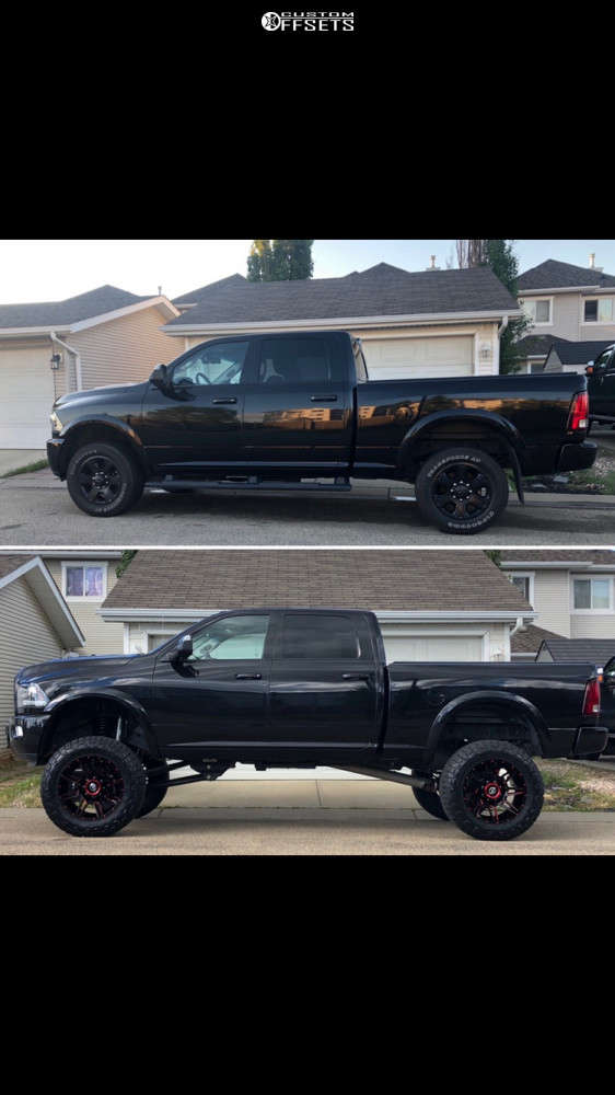 2017 Ram 3500 with 22x12 -44 Xtreme Force XF-218 and 38/13.5R22 Nitto ...