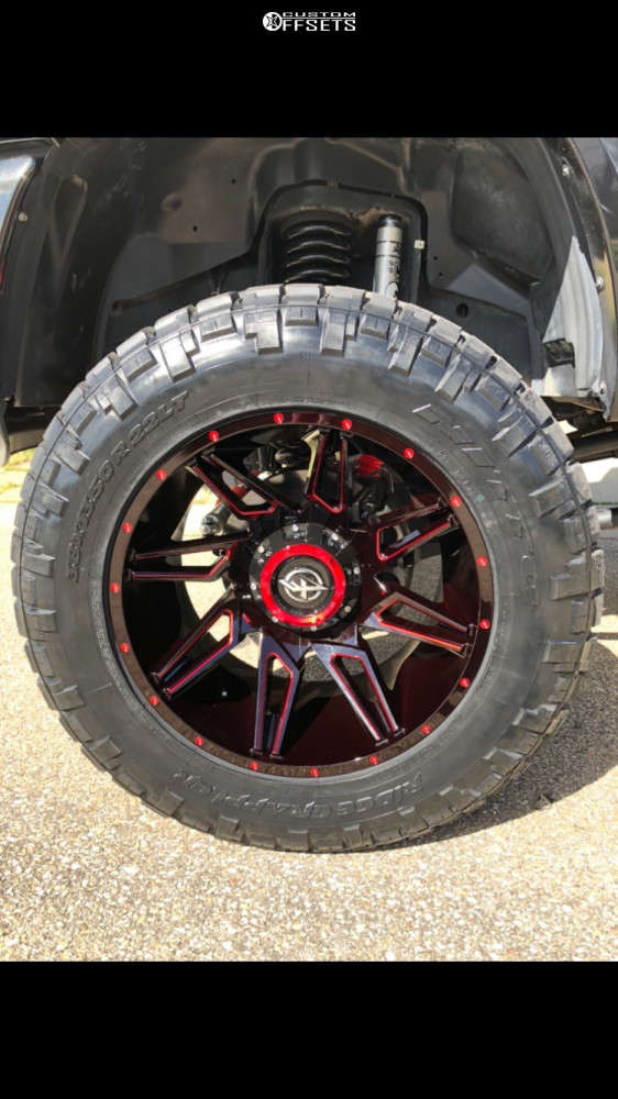 2017 Ram 3500 with 22x12 -44 Xtreme Force XF-218 and 38/13.5R22 Nitto ...