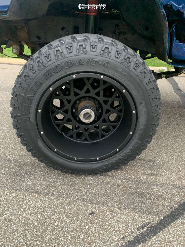 1997 Ford F-350 with 20x12 -51 Vision Rocker and 35/12.5R20 Kanati ...