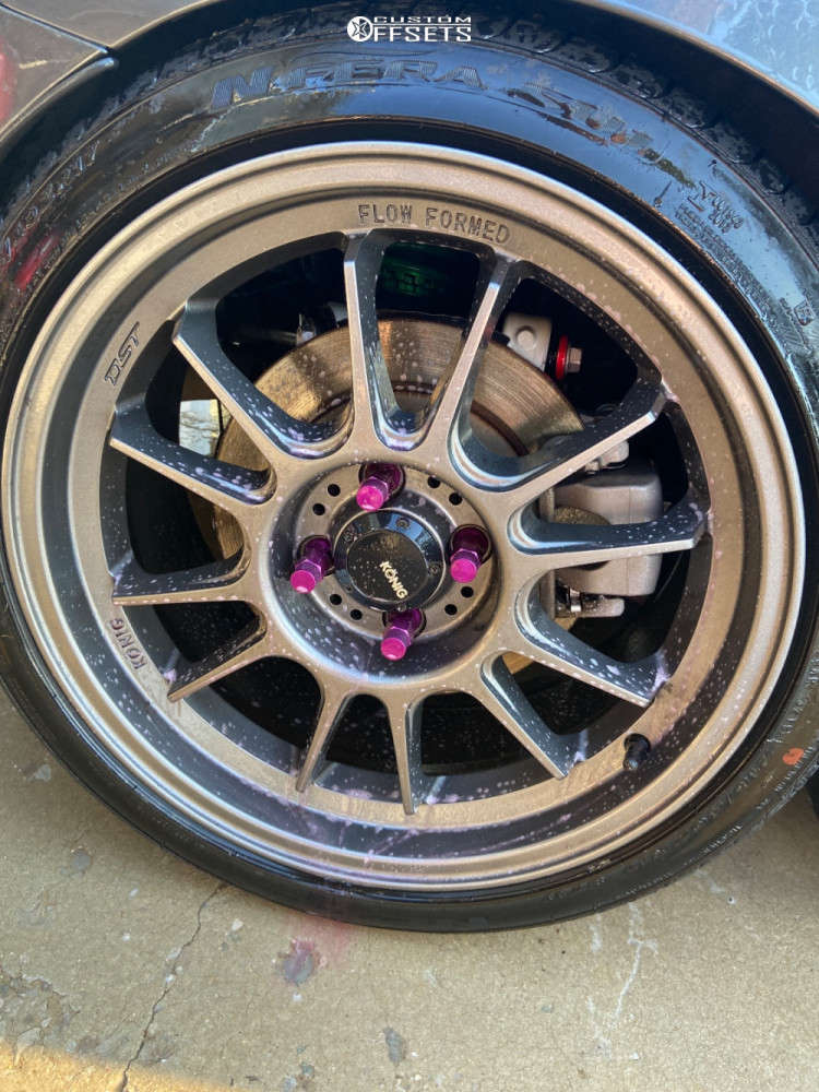 2016 Mazda MX-5 Miata with 17x8 45 Konig Hypergram and 215/40R17 Nexen ...