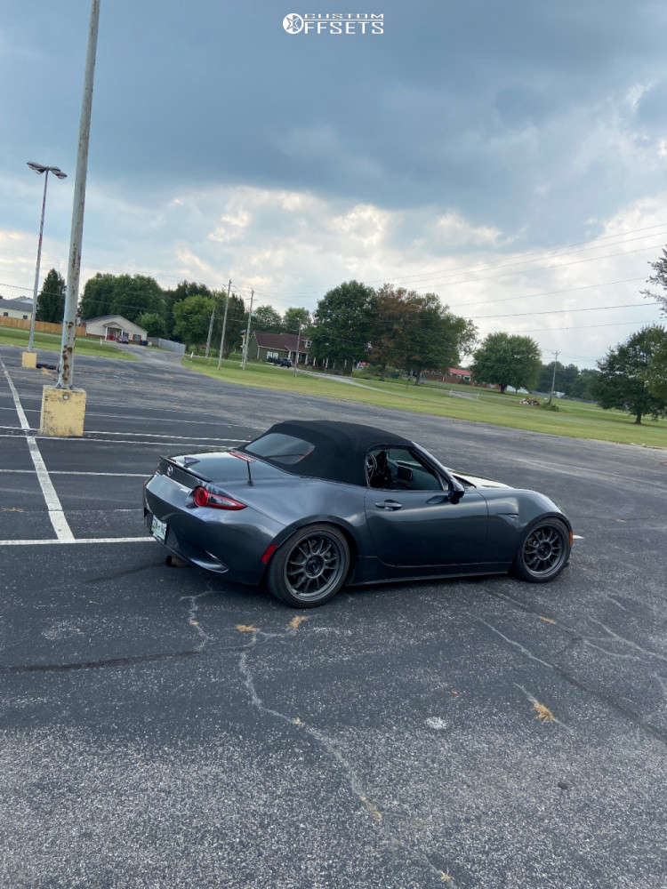 2016 Mazda MX-5 Miata with 17x8 45 Konig Hypergram and 215/40R17 Nexen ...