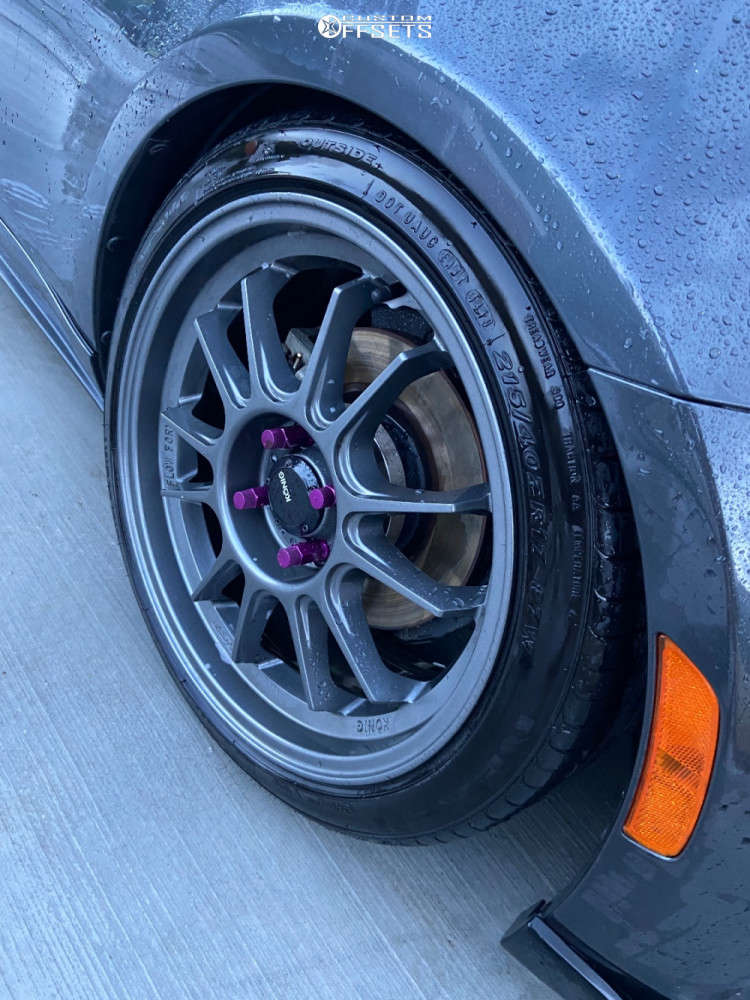 2016 Mazda MX-5 Miata with 17x8 45 Konig Hypergram and 215/40R17 Nexen ...