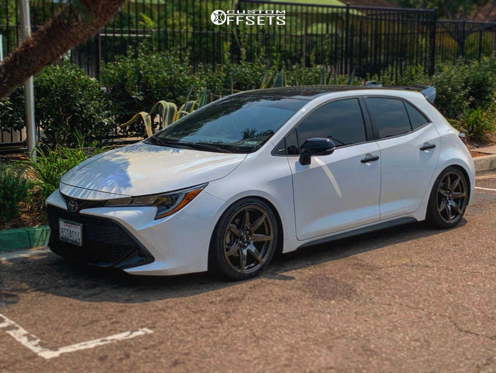 2020 Toyota Corolla with 18x8.5 35 XXR 560 and 225/40R18 Westlake Sa07 ...