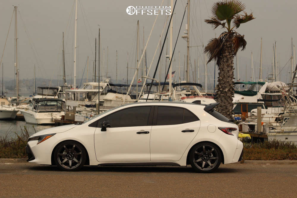 2020 Toyota Corolla with 18x8.5 35 XXR 560 and 225/40R18 Westlake Sa07 ...