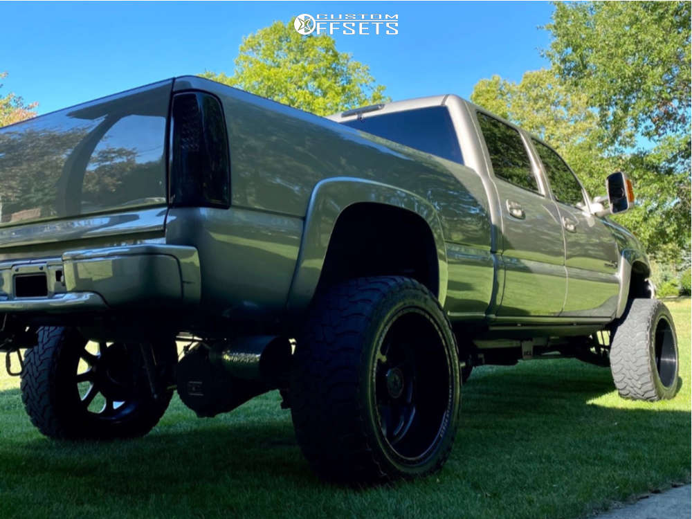 2003 Chevrolet Silverado 2500 HD with 22x12 -55 American Force Blade SS ...