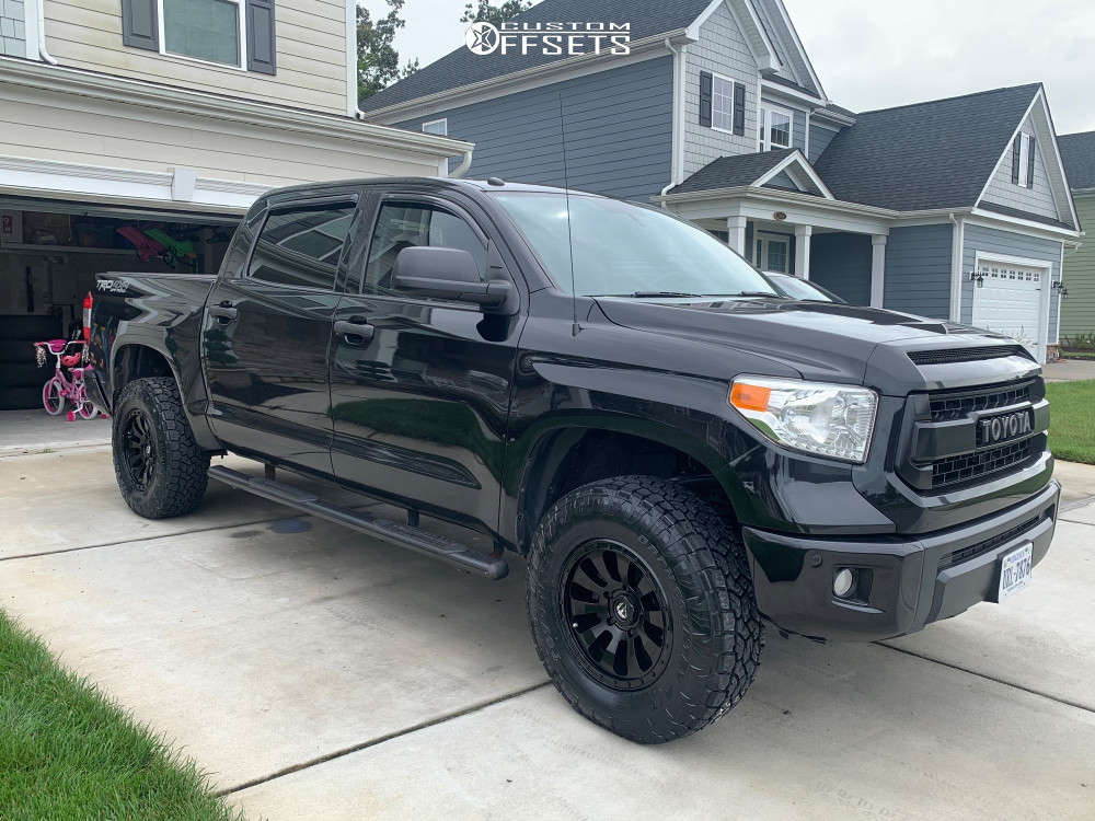2017 Toyota Tundra with 18x9 20 Fuel Tactic and 295/70R18 Toyo Tires ...