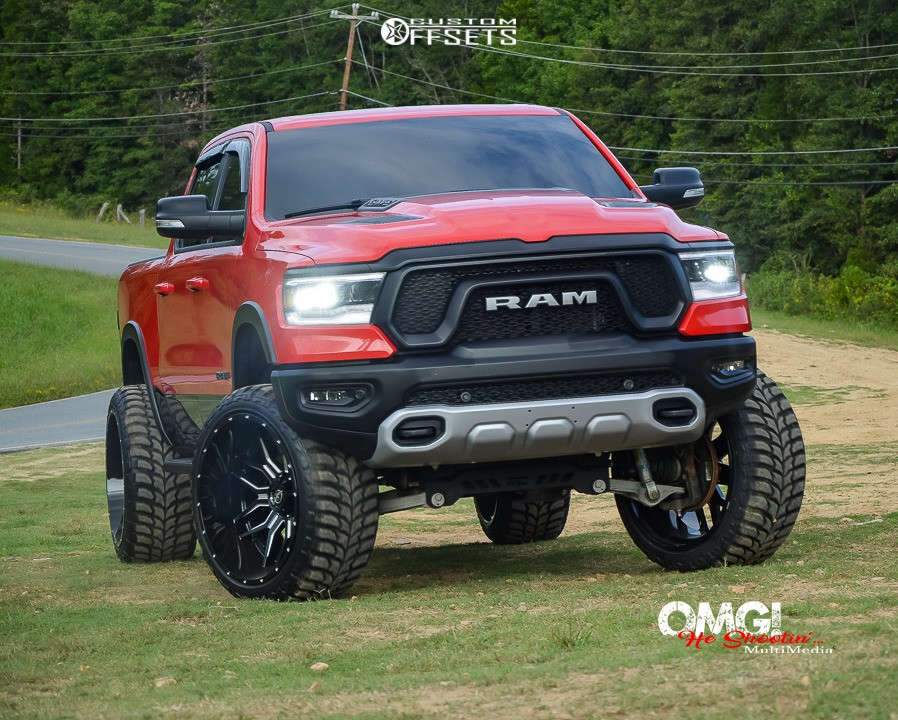 2020 Ram 1500 with 26x14 -76 XF Offroad Xf-222 and 37/13.5R26 Crosswind ...