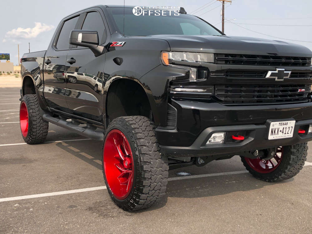 2020 Chevrolet Silverado 1500 with 24x12 -44 Fuel Runner and 35/12.5R24 ...