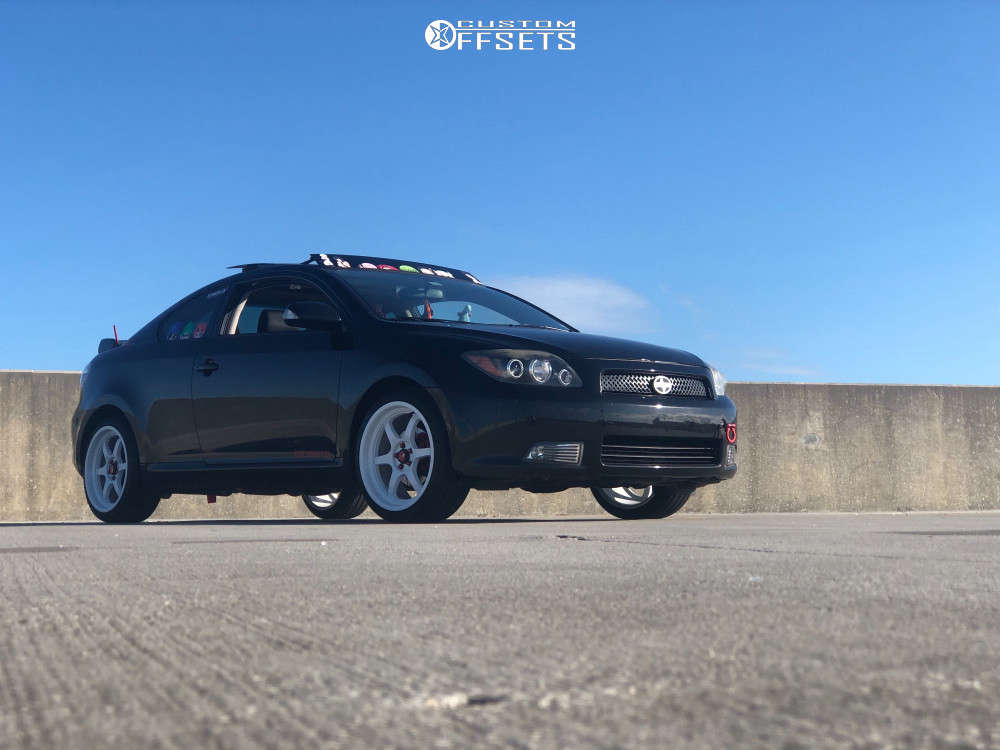 2009 Scion TC with 18x8.5 35 Aodhan AH08 and 225/40R18 Waterfall Eco ...