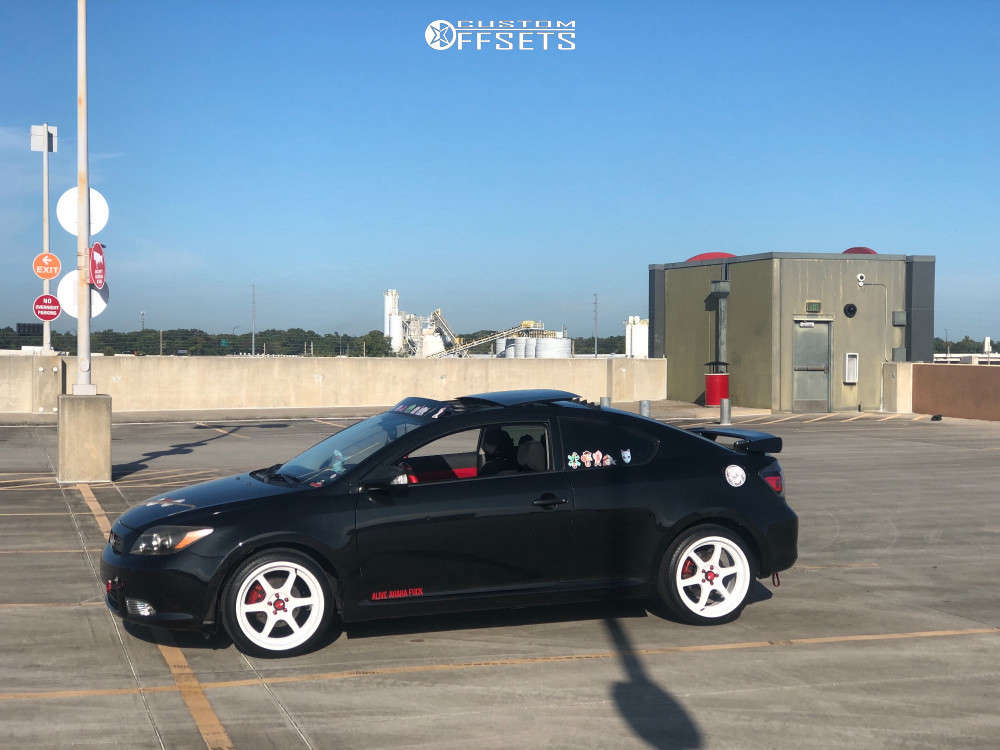 2009 Scion TC with 18x8.5 35 Aodhan AH08 and 225/40R18 Waterfall Eco ...