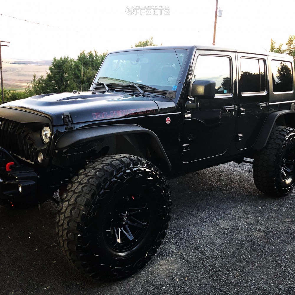 2017 Jeep Wrangler JK with 17x9 -12 Ballistic Jester and 40/13.5R17 ...