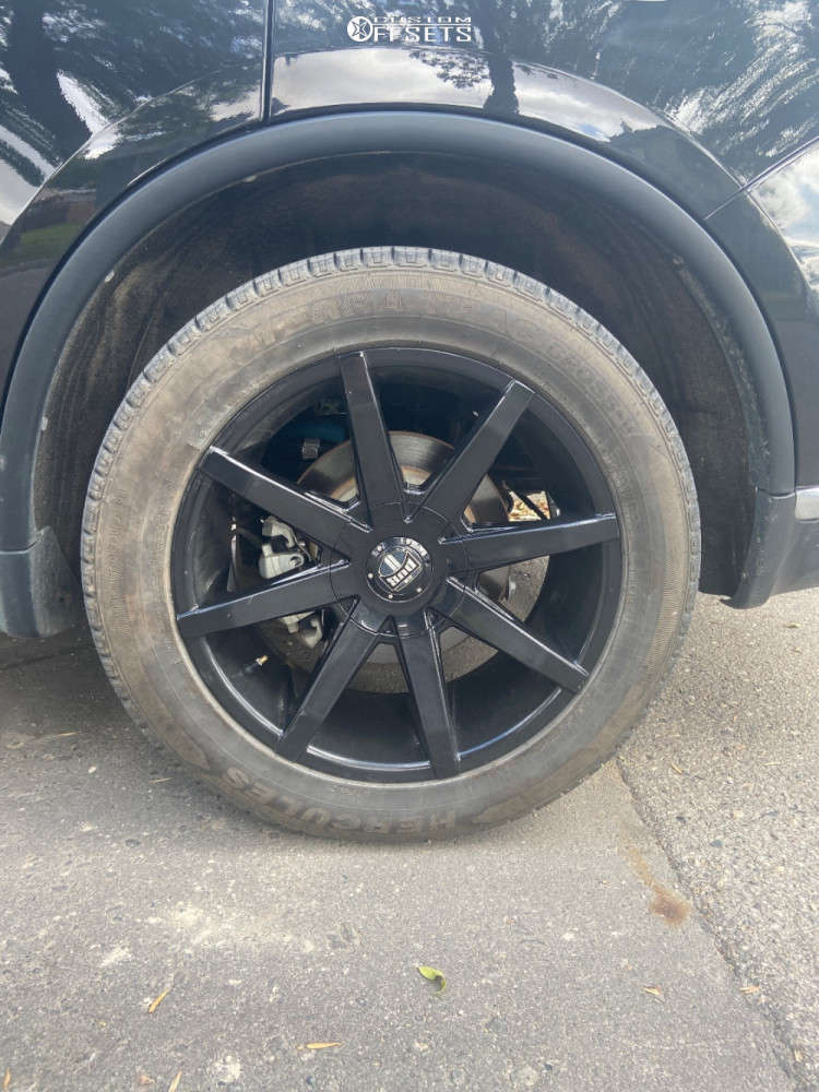 2016 Dodge Durango with 20x8.5 42 DUB Push and 265/50R20 Hercules Terra ...