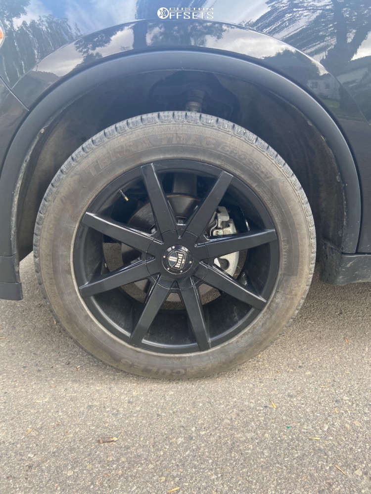 2016 Dodge Durango with 20x8.5 42 DUB Push and 265/50R20 Hercules Terra ...