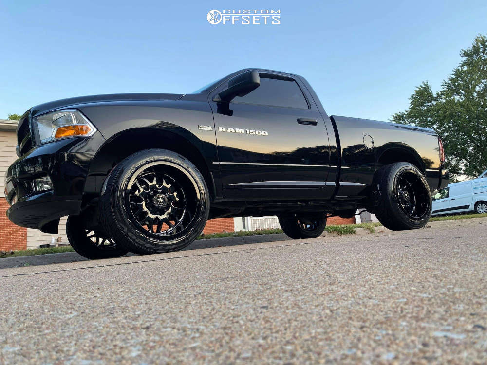 2012 Ram 1500 with 22x12 -44 RBP 73r and 305/45R22 Nitto Nt420v and ...