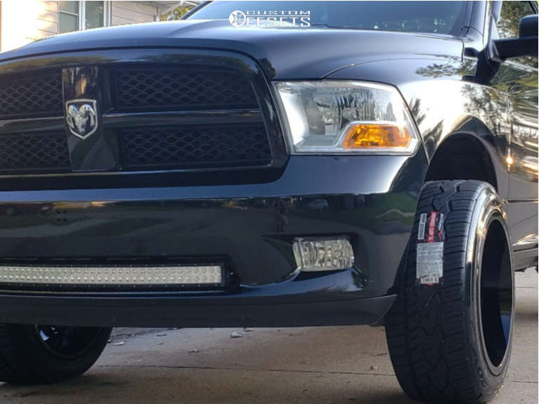 2012 Ram 1500 with 22x12 -44 RBP 73r and 305/45R22 Nitto Nt420v and ...