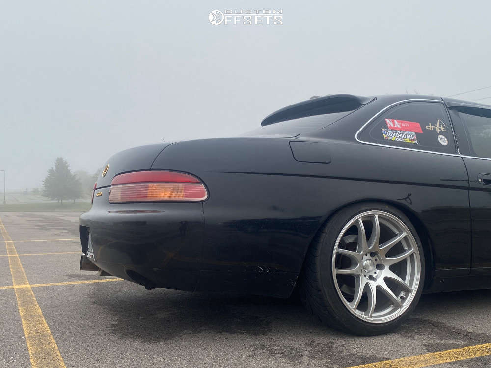 1995 Lexus SC300 with 18x9.5 15 ESR Sr08 and 225/40R18 Federal SS595 ...