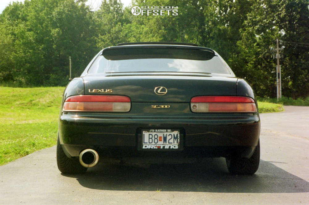 1995 Lexus SC300 with 18x9.5 15 ESR Sr08 and 225/40R18 Federal SS595 ...