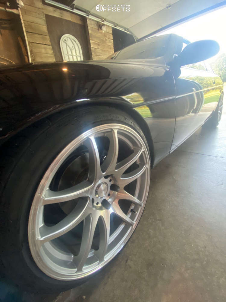 1995 Lexus SC300 with 18x9.5 15 ESR Sr08 and 225/40R18 Federal SS595 ...