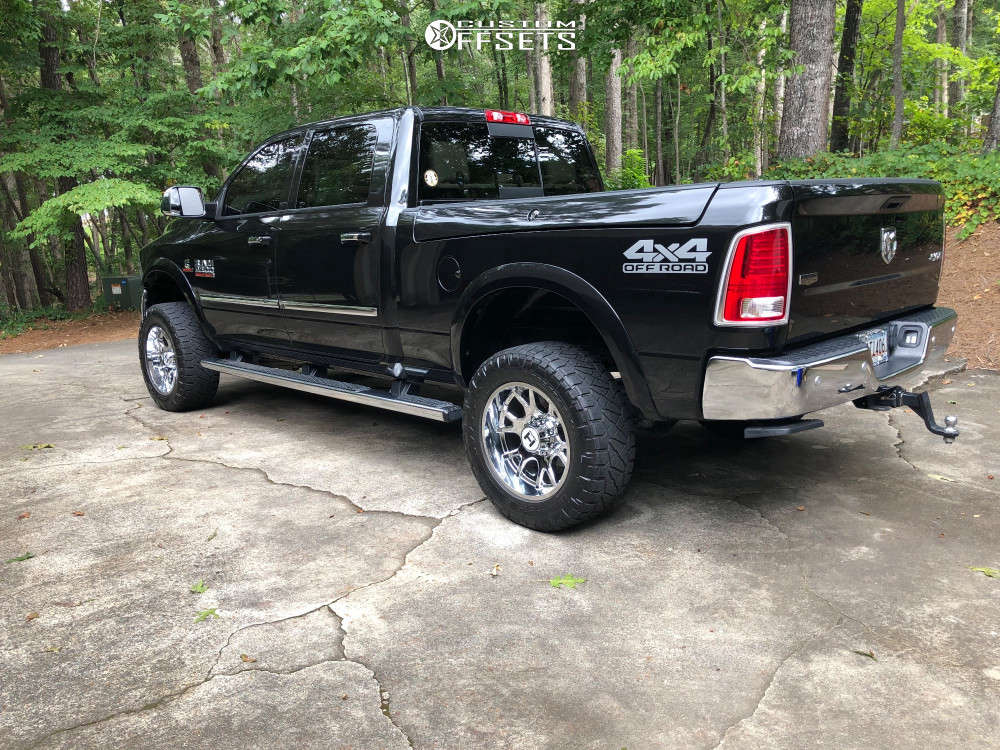 2018 Ram 2500 with 20x10 -19 Hostile Rage and 295/60R20 Nitto Ridge ...