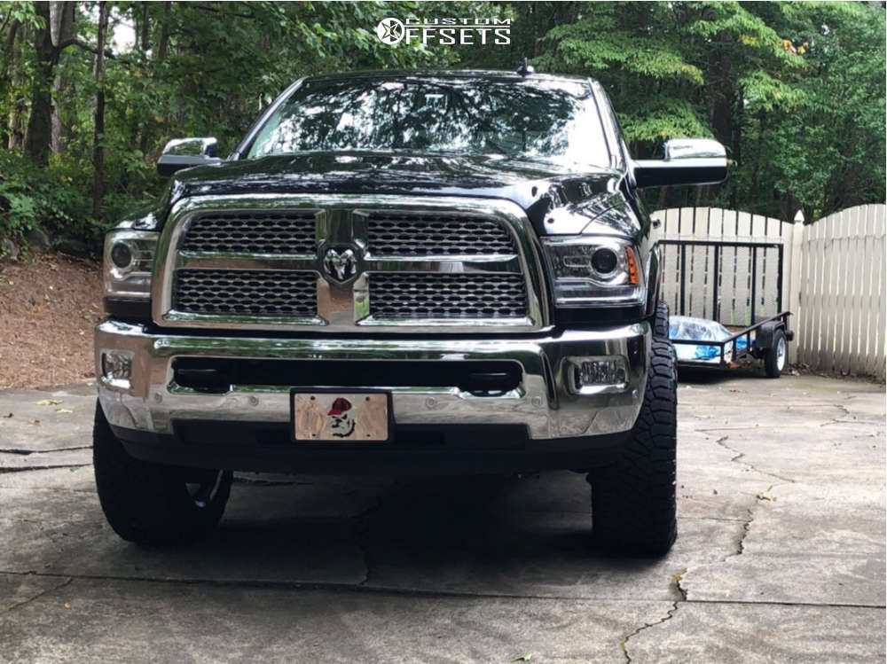 2018 Ram 2500 with 20x10 -19 Hostile Rage and 295/60R20 Nitto Ridge ...