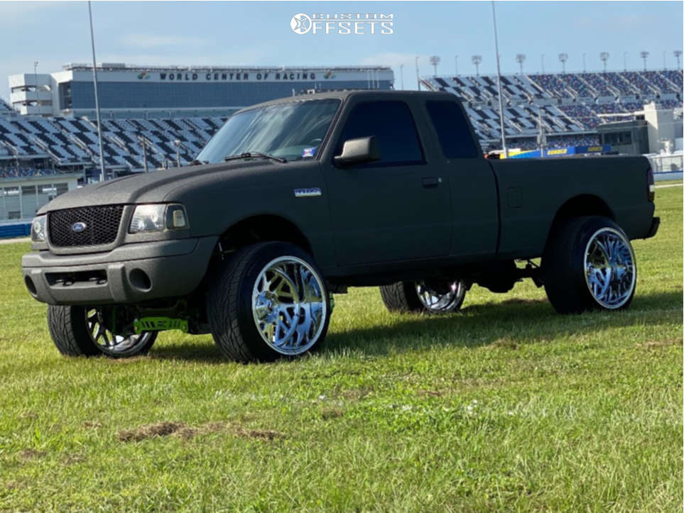 2009 Ford Ranger with 22x14 -75 Fuel Triton D609 and 305/40R22 Toyo ...